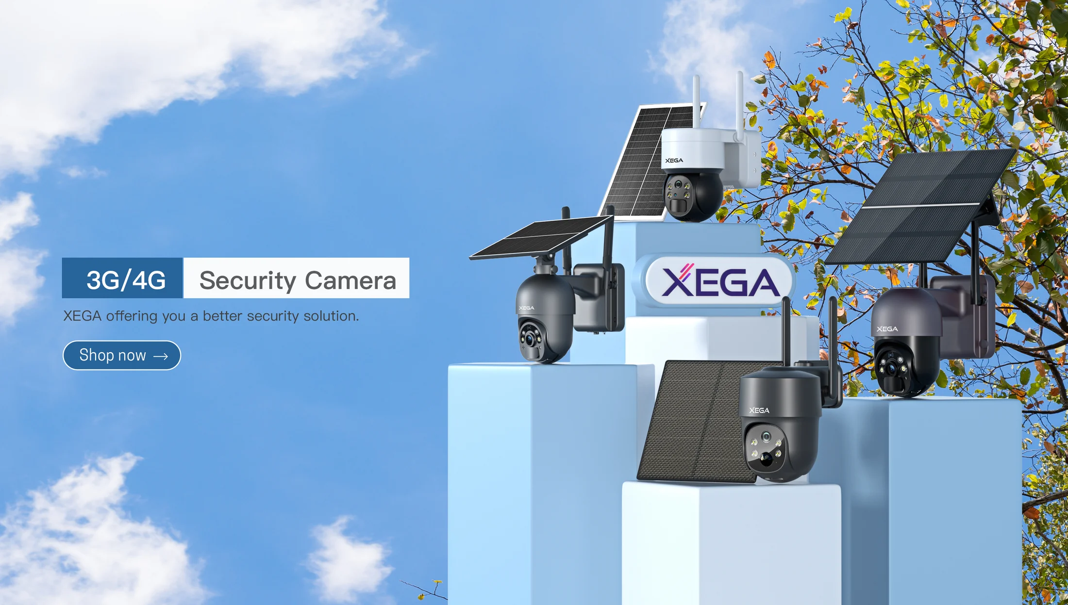 uk.xega® Official Store | XEGA 3G/4G security cameras